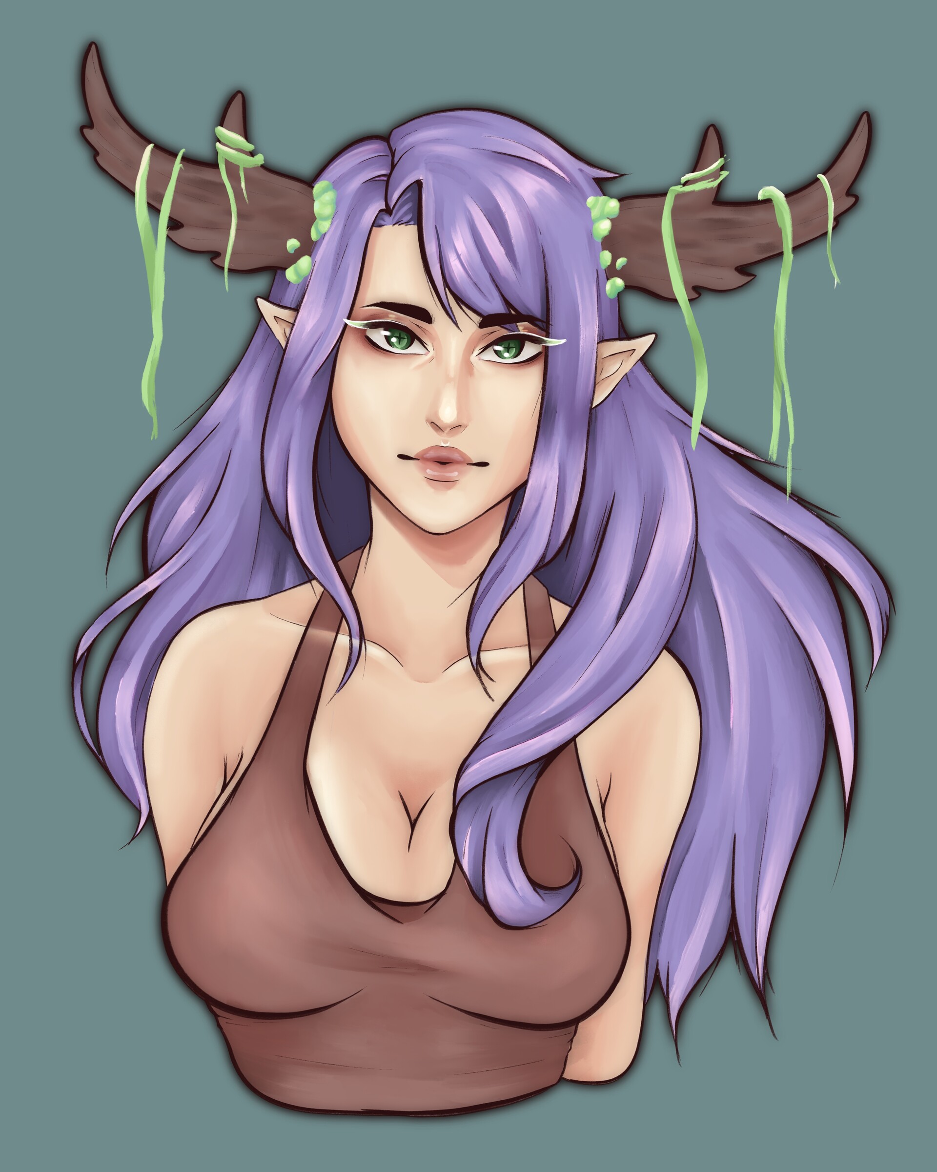 ArtStation - Character: Unnamed Horn Girl