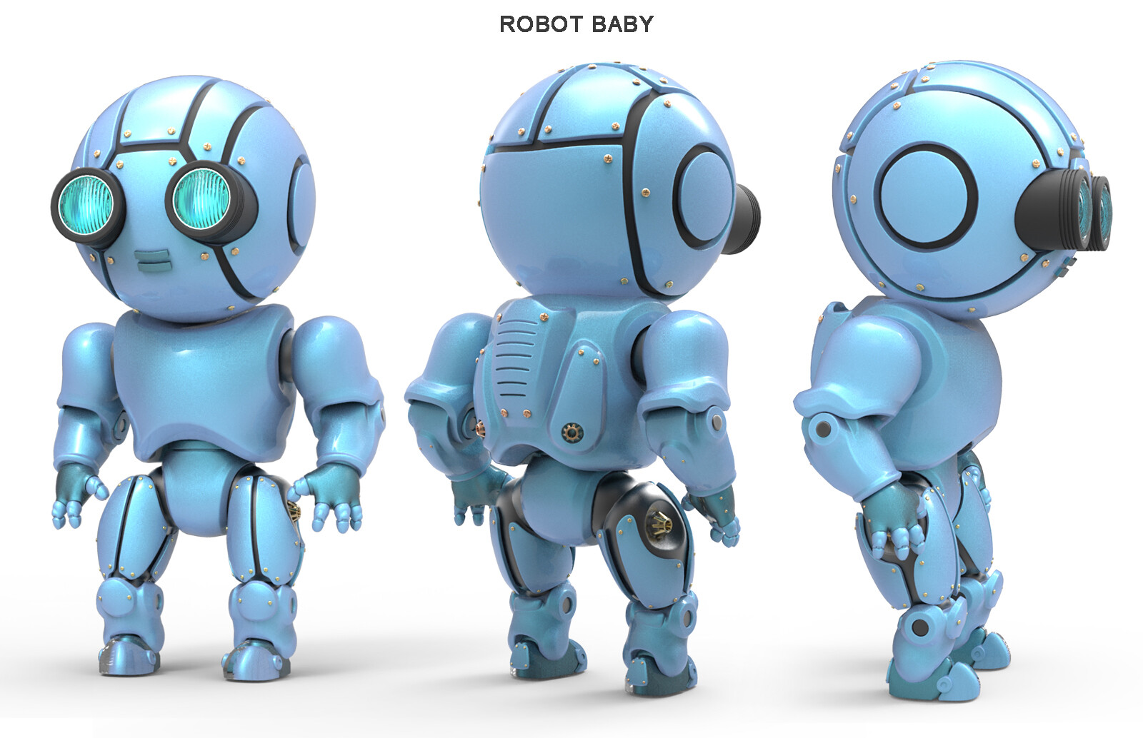 ArtStation - robot baby