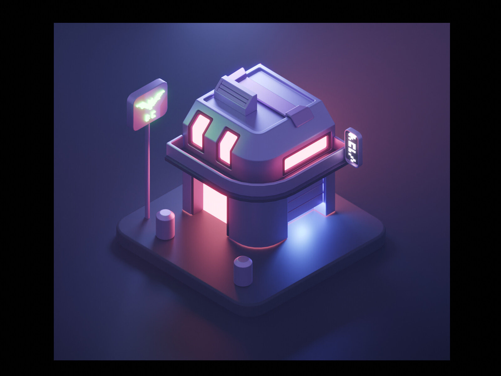 ArtStation - First Cyberhouse Project