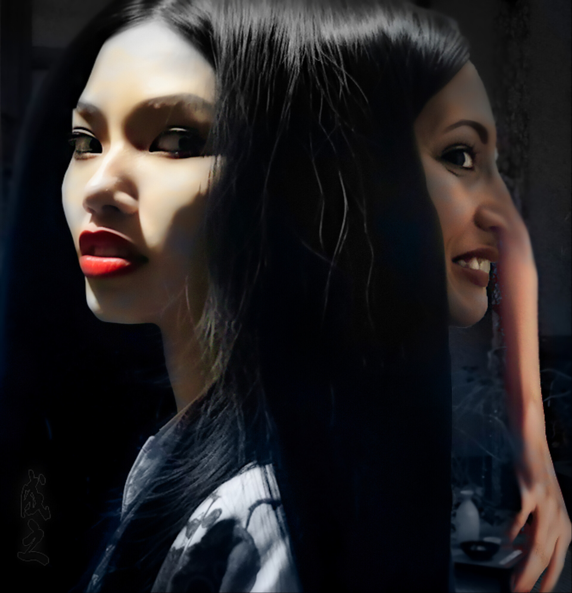 ArtStation - Nimen-Onna (Japanese female yokai with a face on the back ...