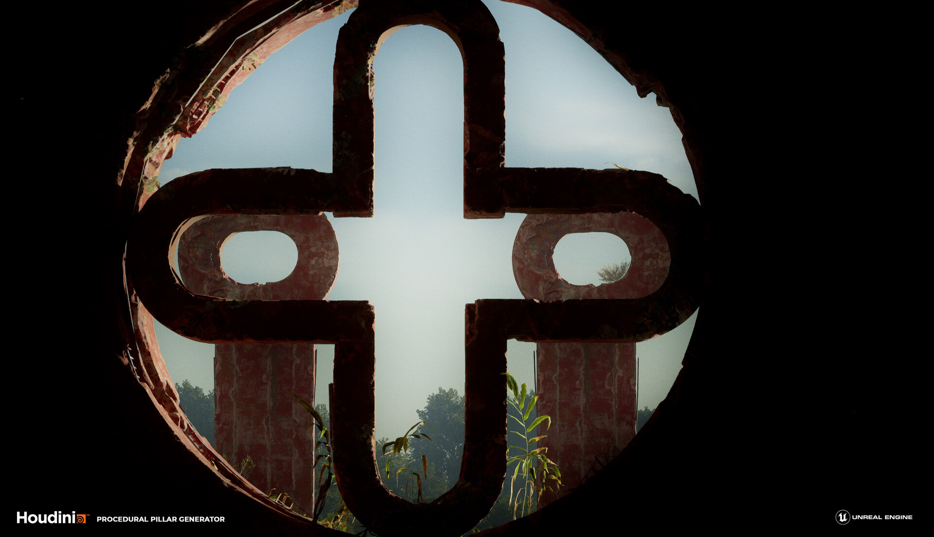 Radu Cius - Houdini - Procedural Pillar Generator