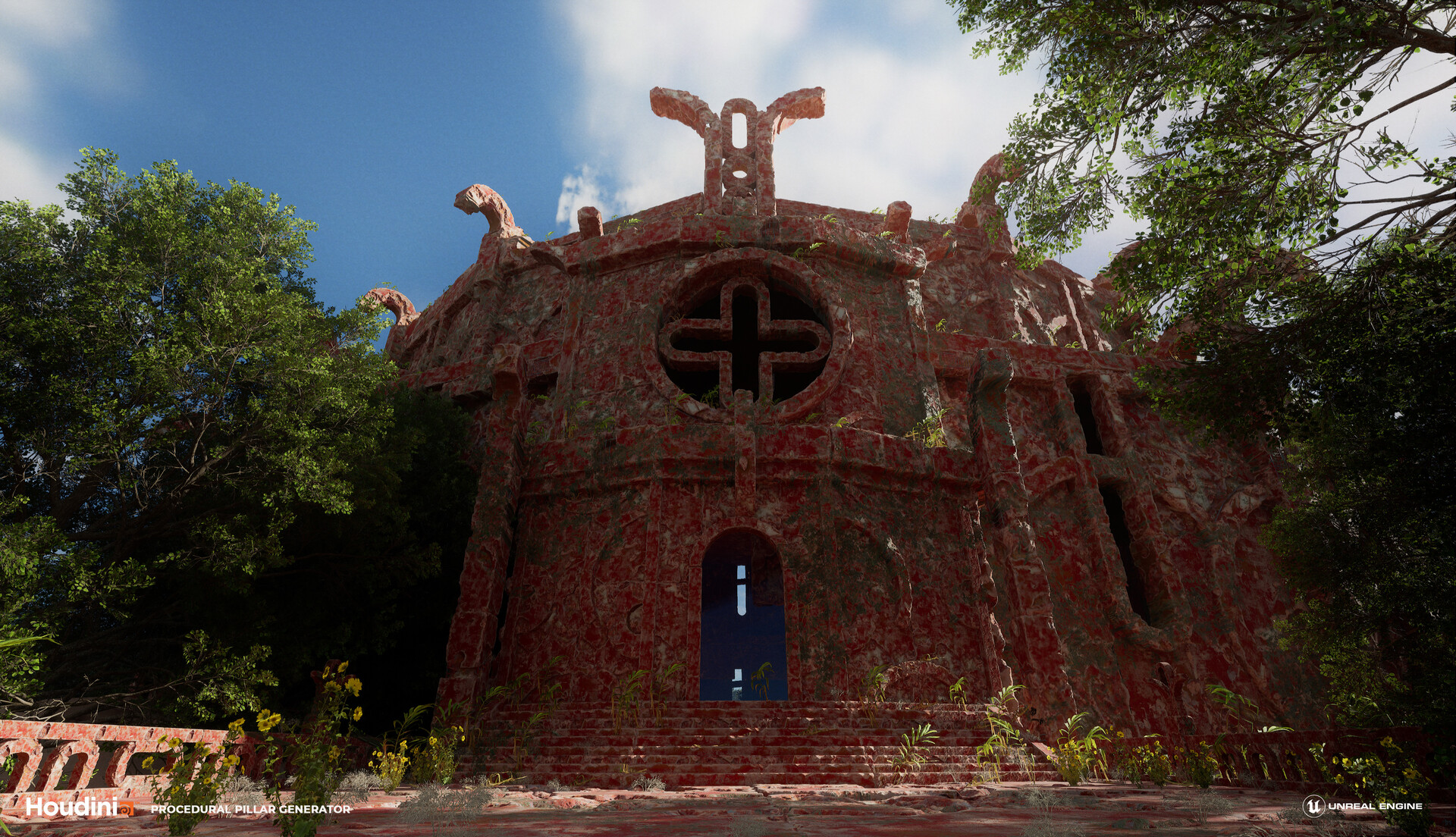 Radu Cius - Houdini - Procedural Pillar Generator