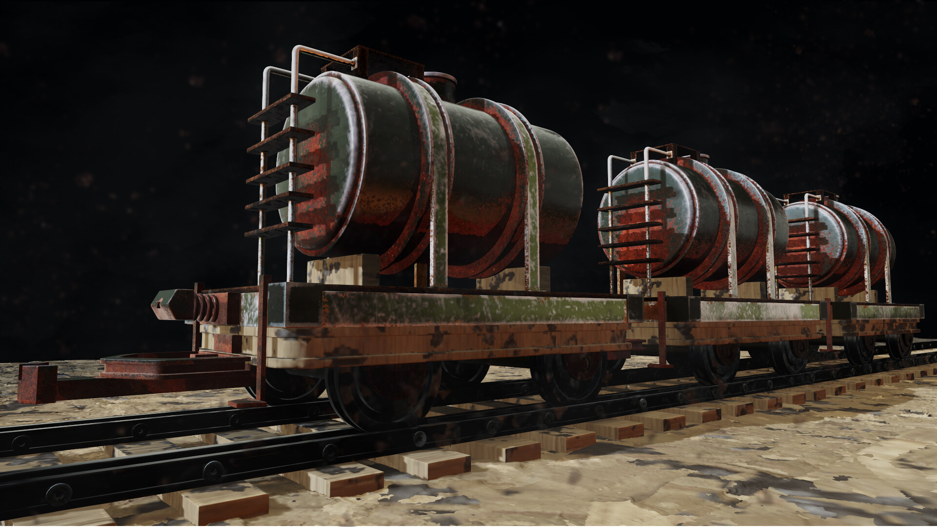 ArtStation - Tank Train Wagon