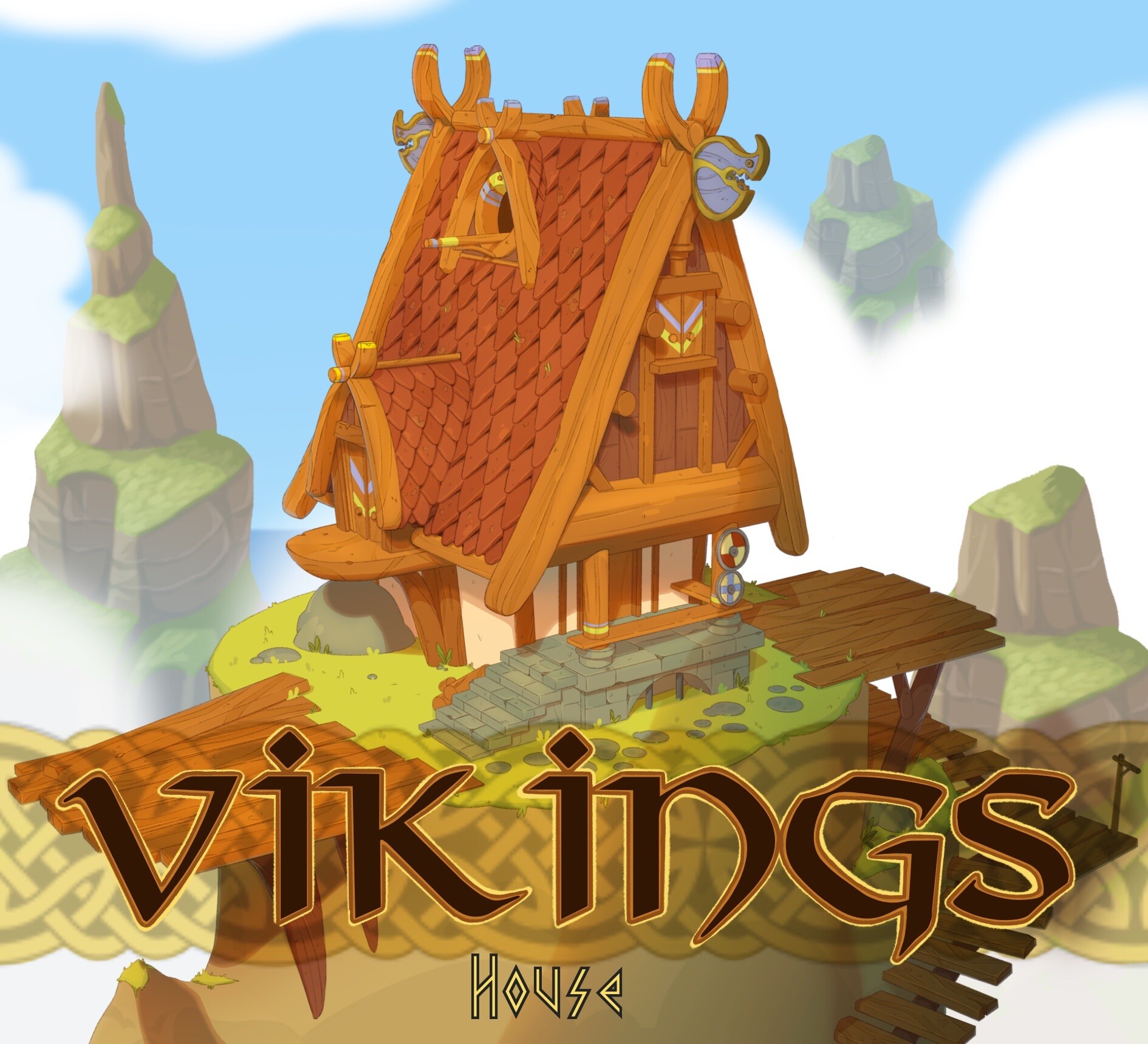 ArtStation - Vikings house