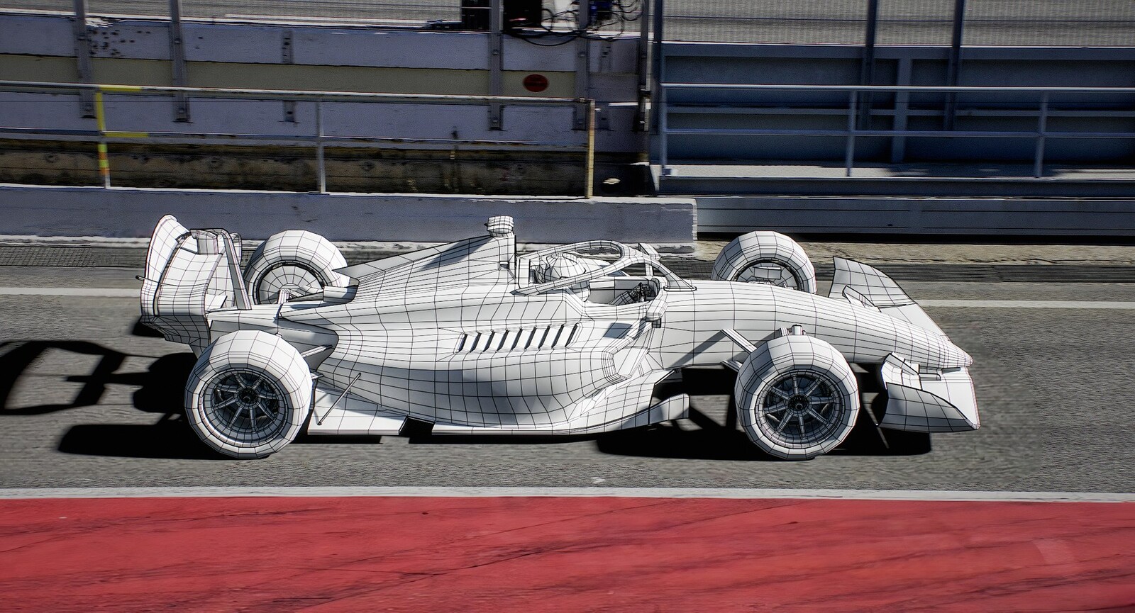 OpticalDreamSoft - Dallara F2 2024 Formula 2 Race Car PBR 3D model
