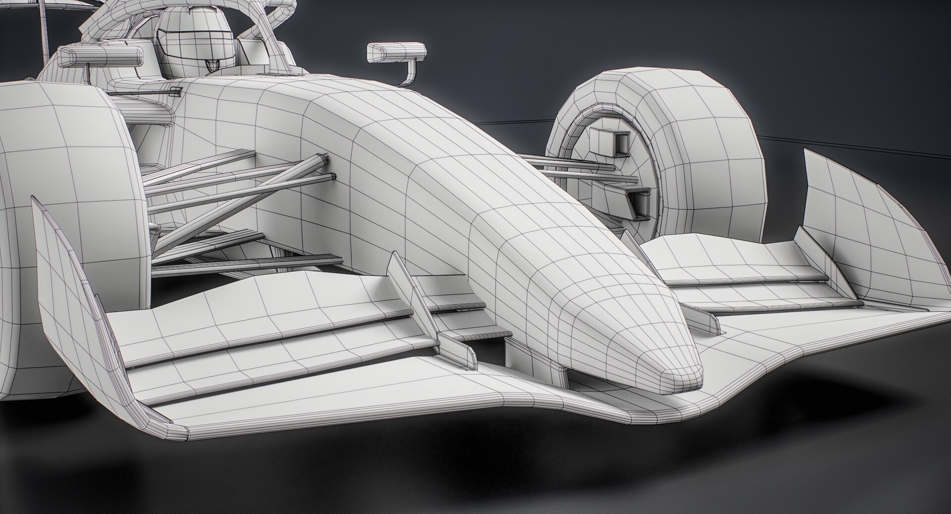 OpticalDreamSoft - Dallara F2 2024 Formula 2 Race Car PBR 3D model