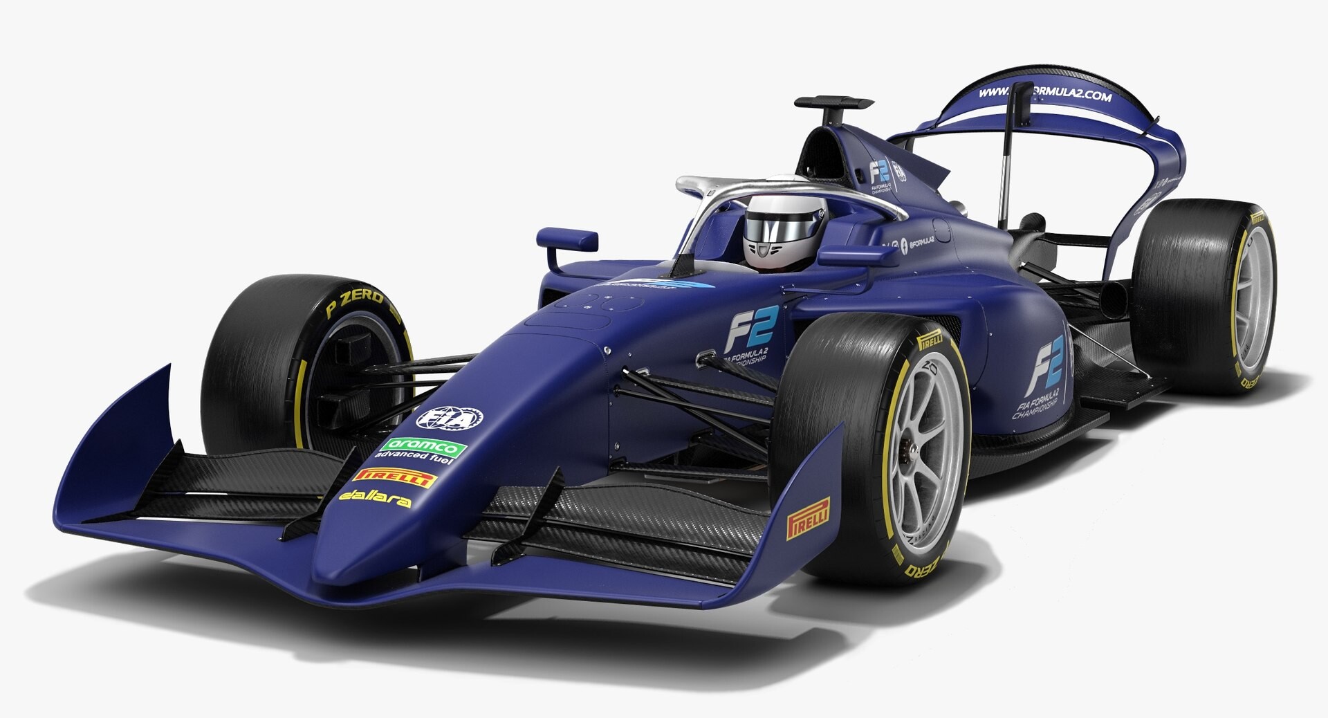 OpticalDreamSoft - Dallara F2 2024 Formula 2 Race Car PBR 3D model