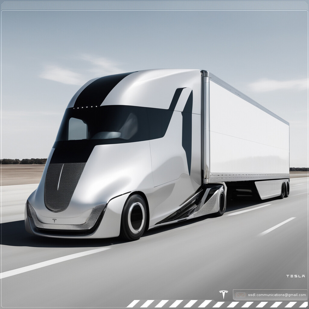 ArtStation - Tesla Semi Truck concept