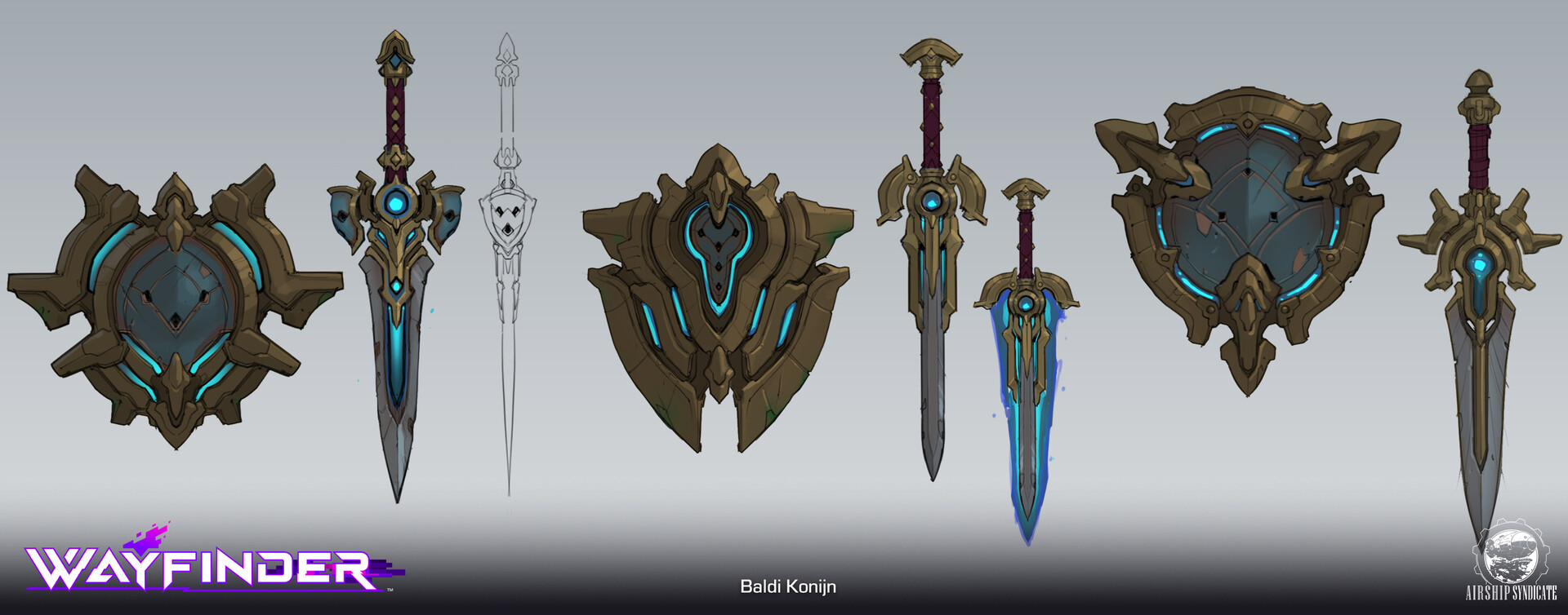 Wayfinder Weapon Concepts-花瓣网