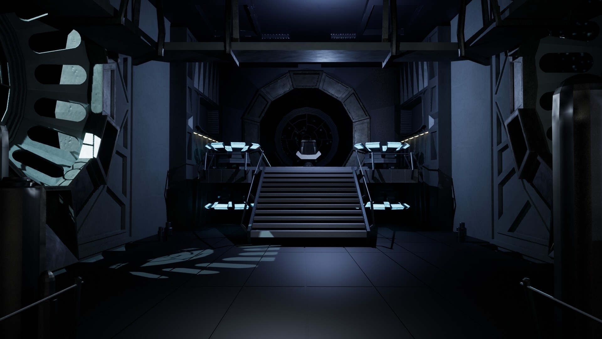 ArtStation - recreating the death star throne room (student project)