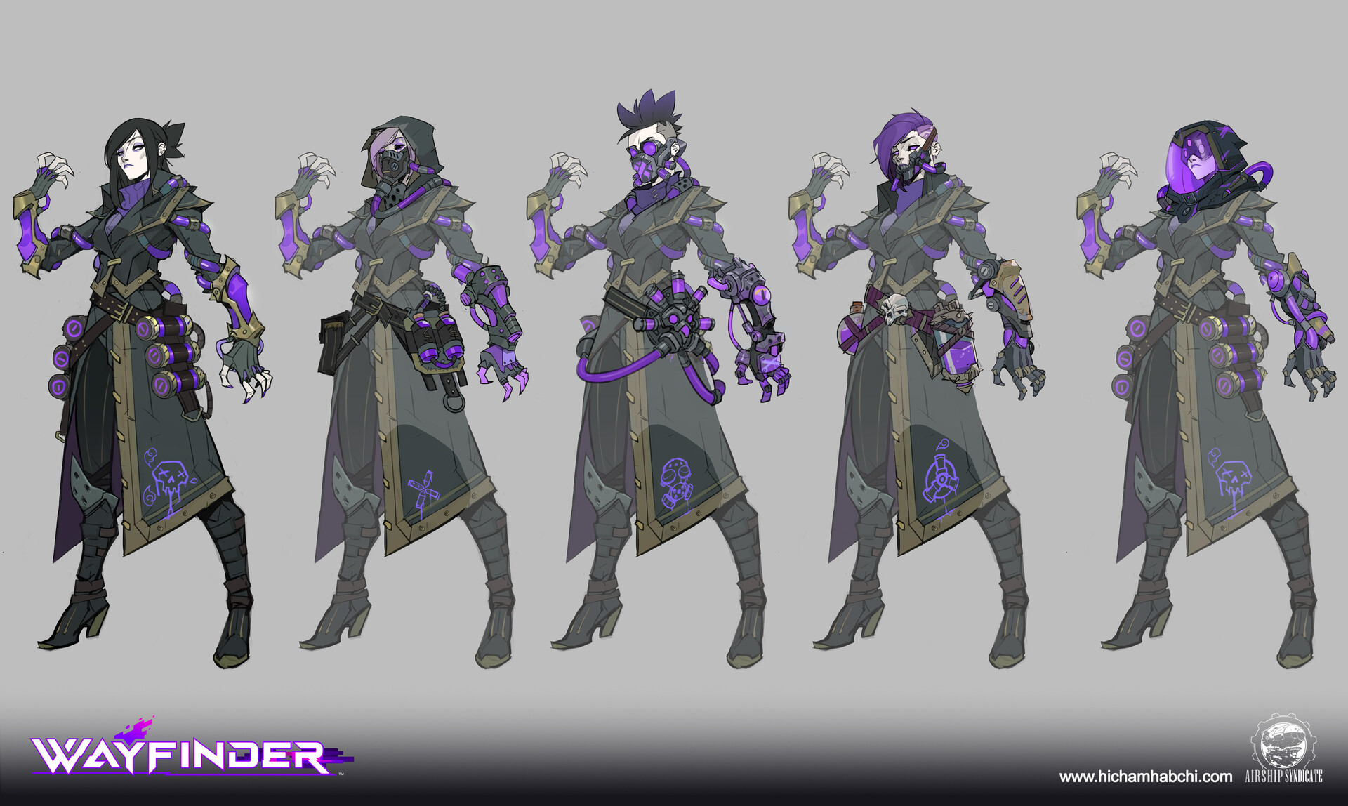Hicham Habchi - Venomess - Wayfinder character concept