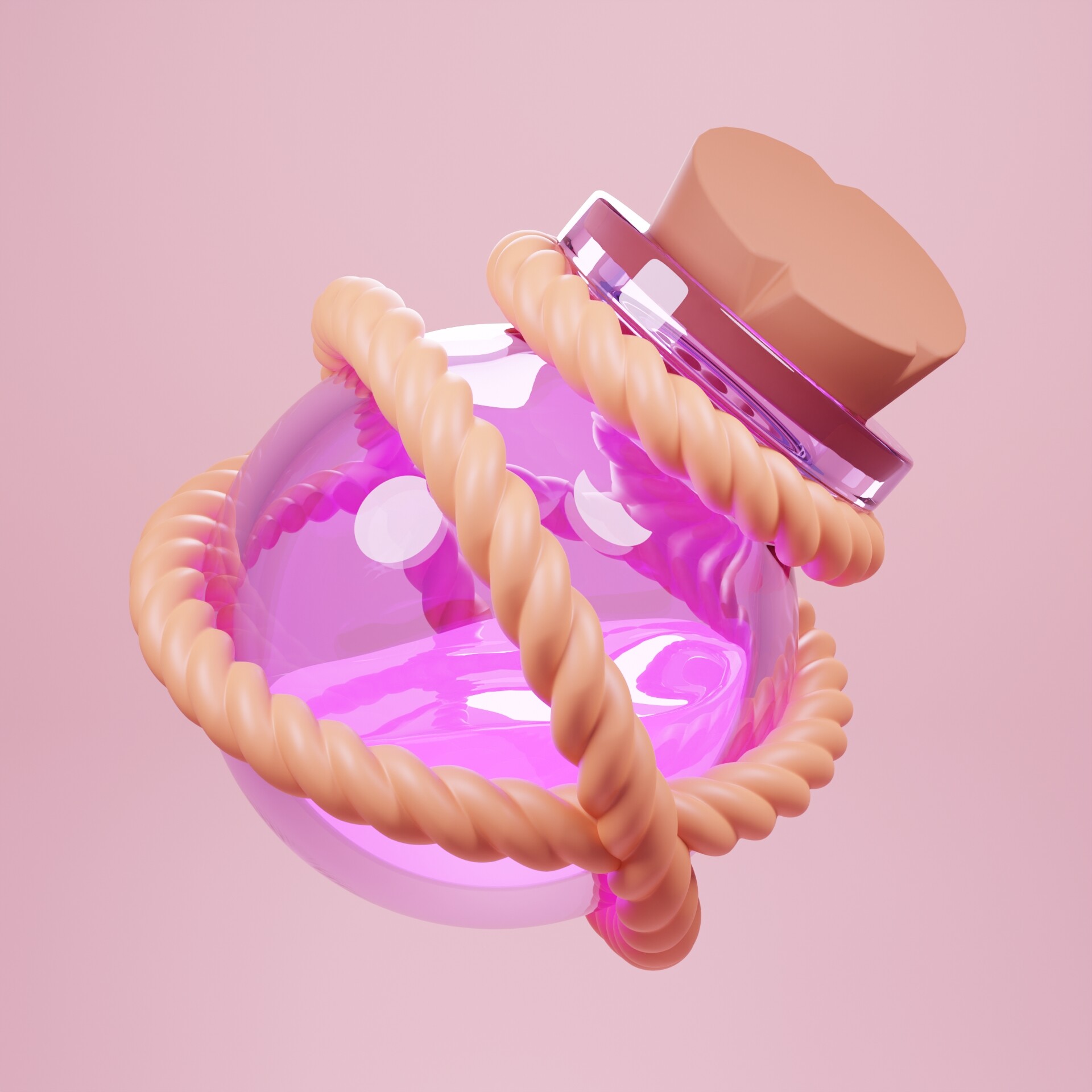 ArtStation - Stylized Potion Bottle