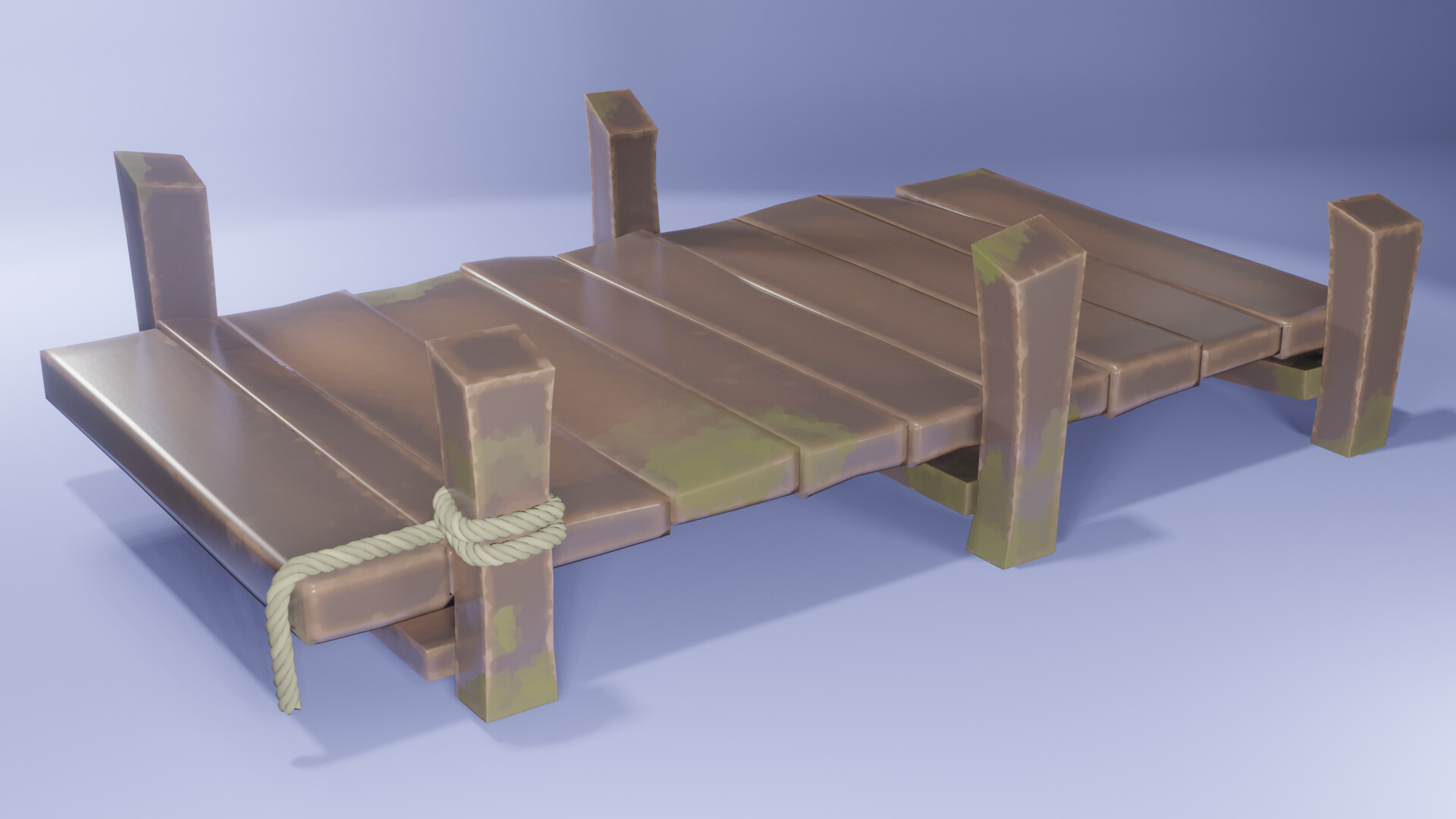 ArtStation - Stylized bridge