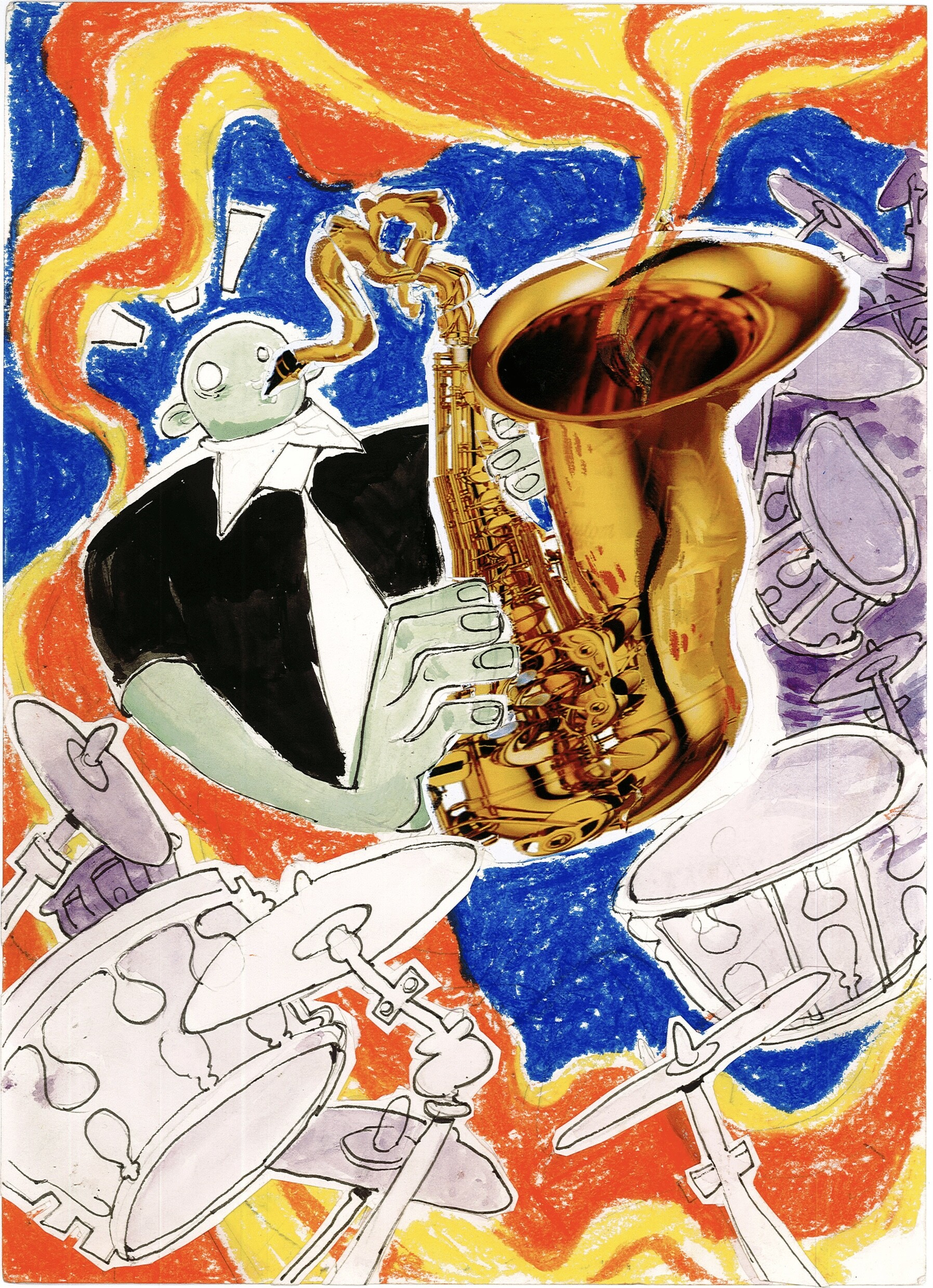 ArtStation - Crazy sax