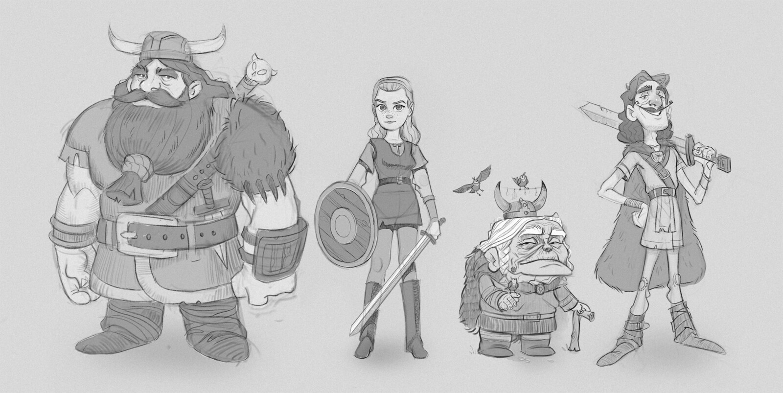 MILAN MAKSIMOVIĆ - Vikings - Character Design