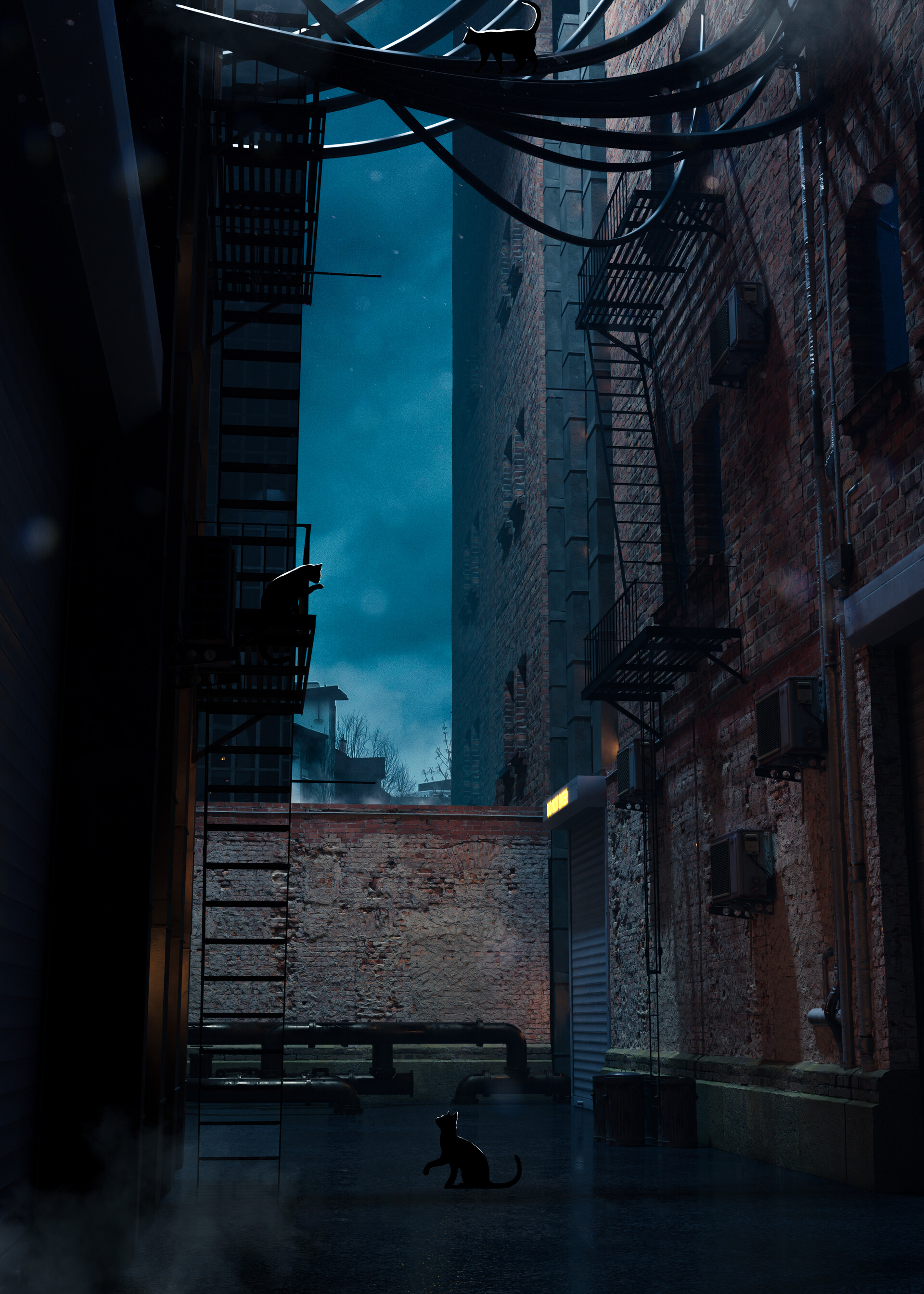 ArtStation - Cat Alley
