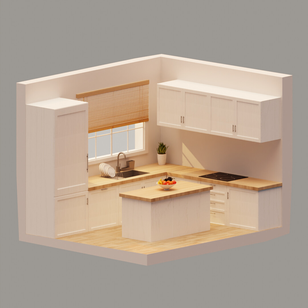 ArtStation - Cozy kitchen