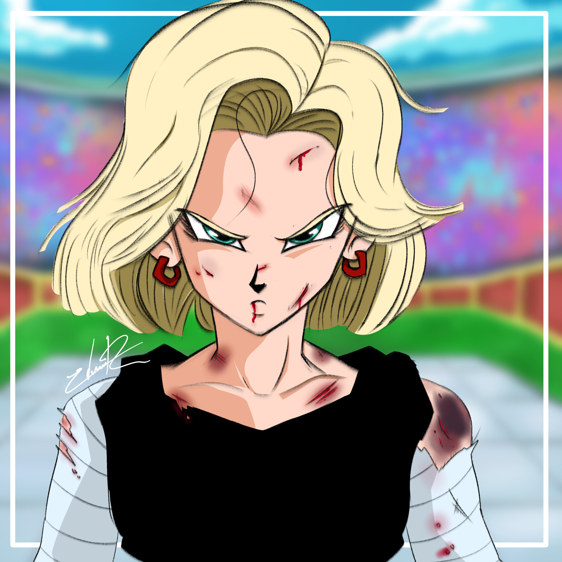 ArtStation - Android #18 · Dragon Ball Series