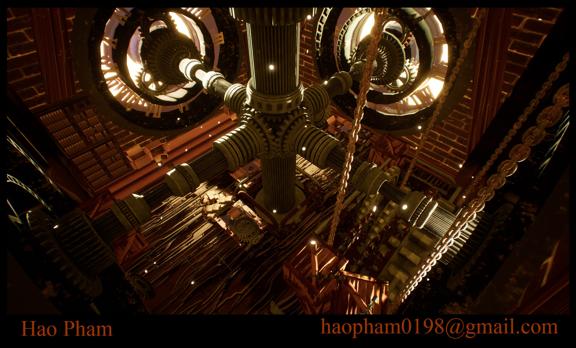 ArtStation - Inside The Clock Tower