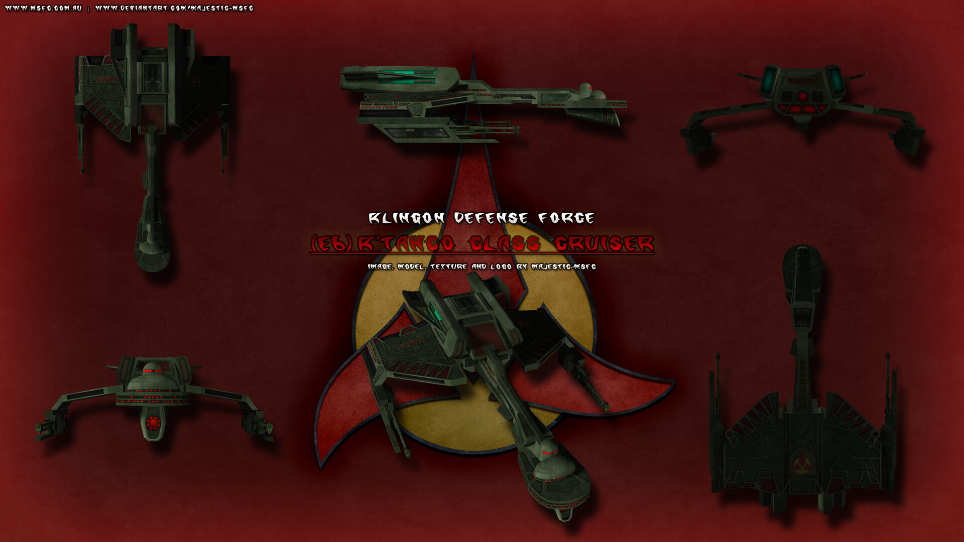 ArtStation - Klingon Ktanco Cruiser