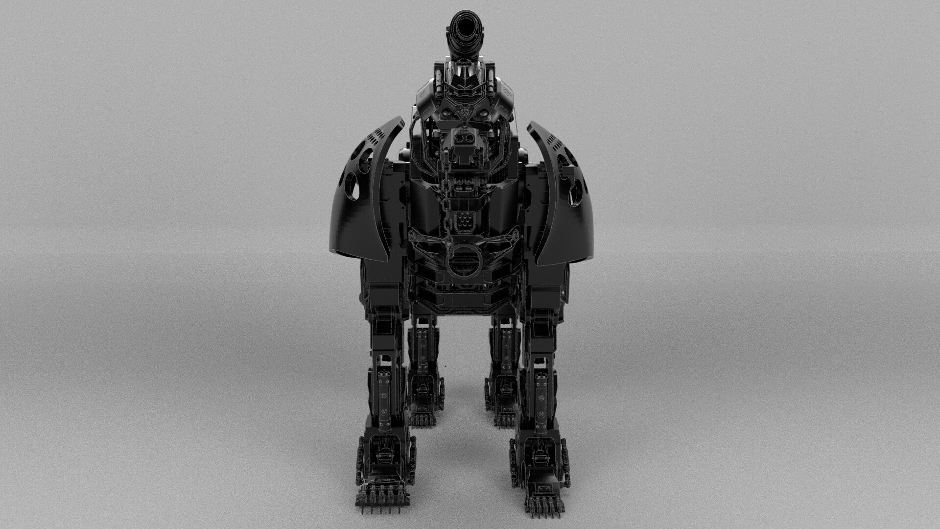 ArtStation - Kitbash: robot-animal project 2019