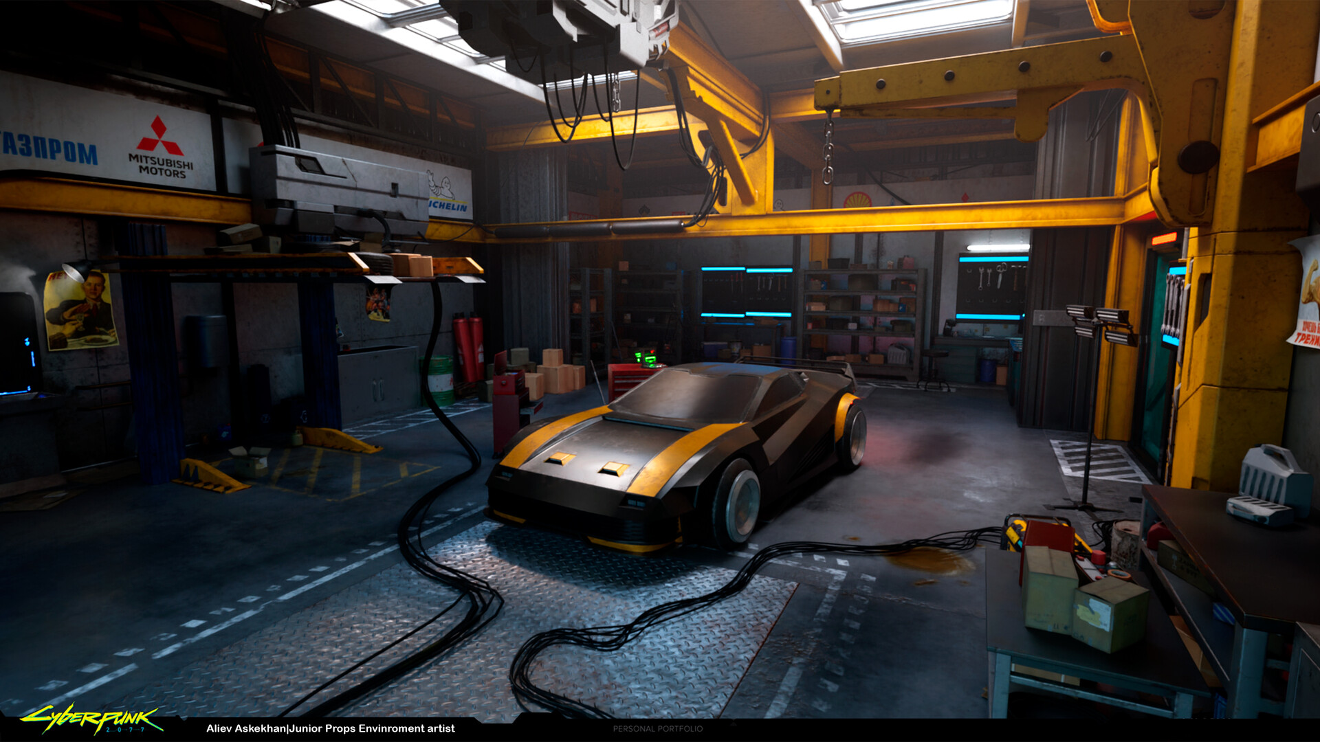 AskerZBrush3d - Cyberpunk 2077 - Thorton Galena "Rattler" Fan remake