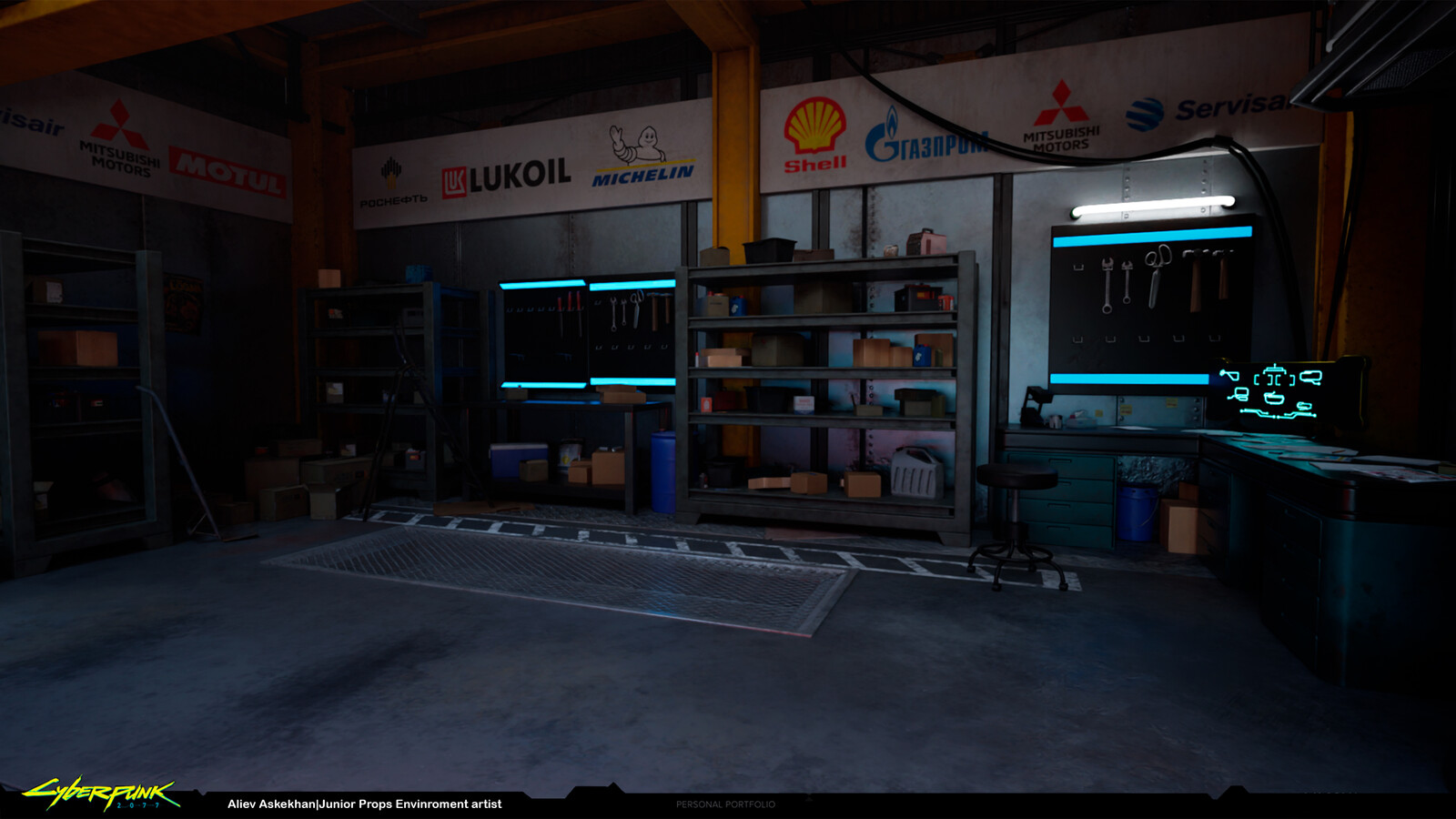 AskerZBrush3d - Cyberpunk 2077 - Thorton Galena "Rattler" Fan remake