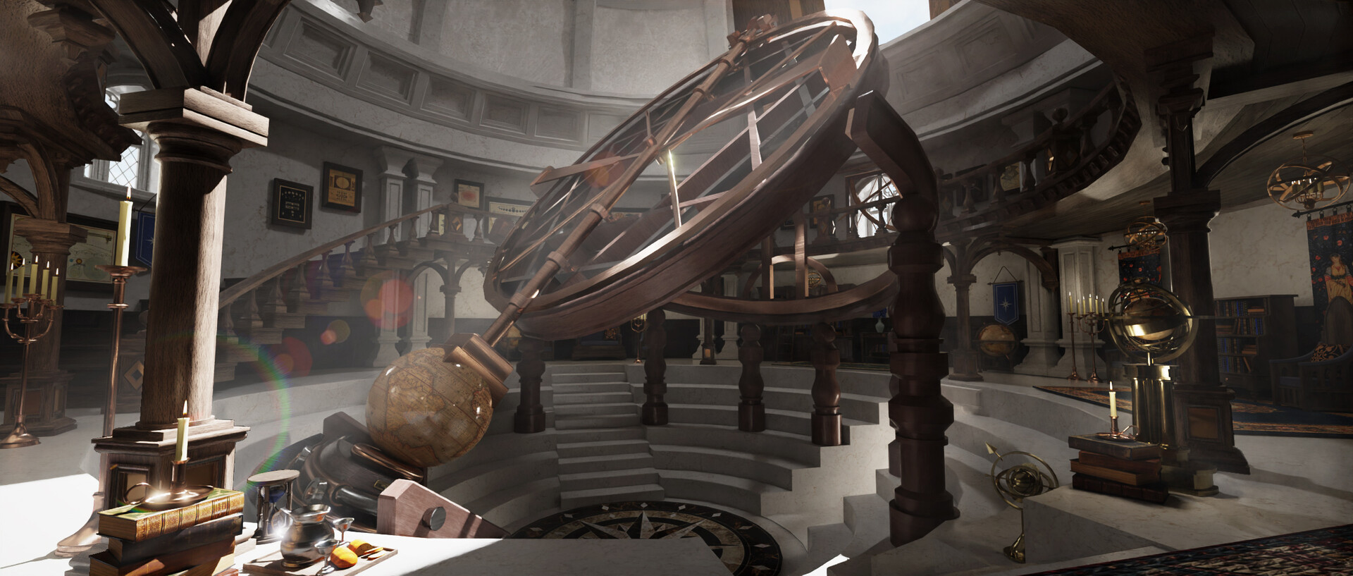 ArtStation - Travel Between Worlds - Fantasy Observatory