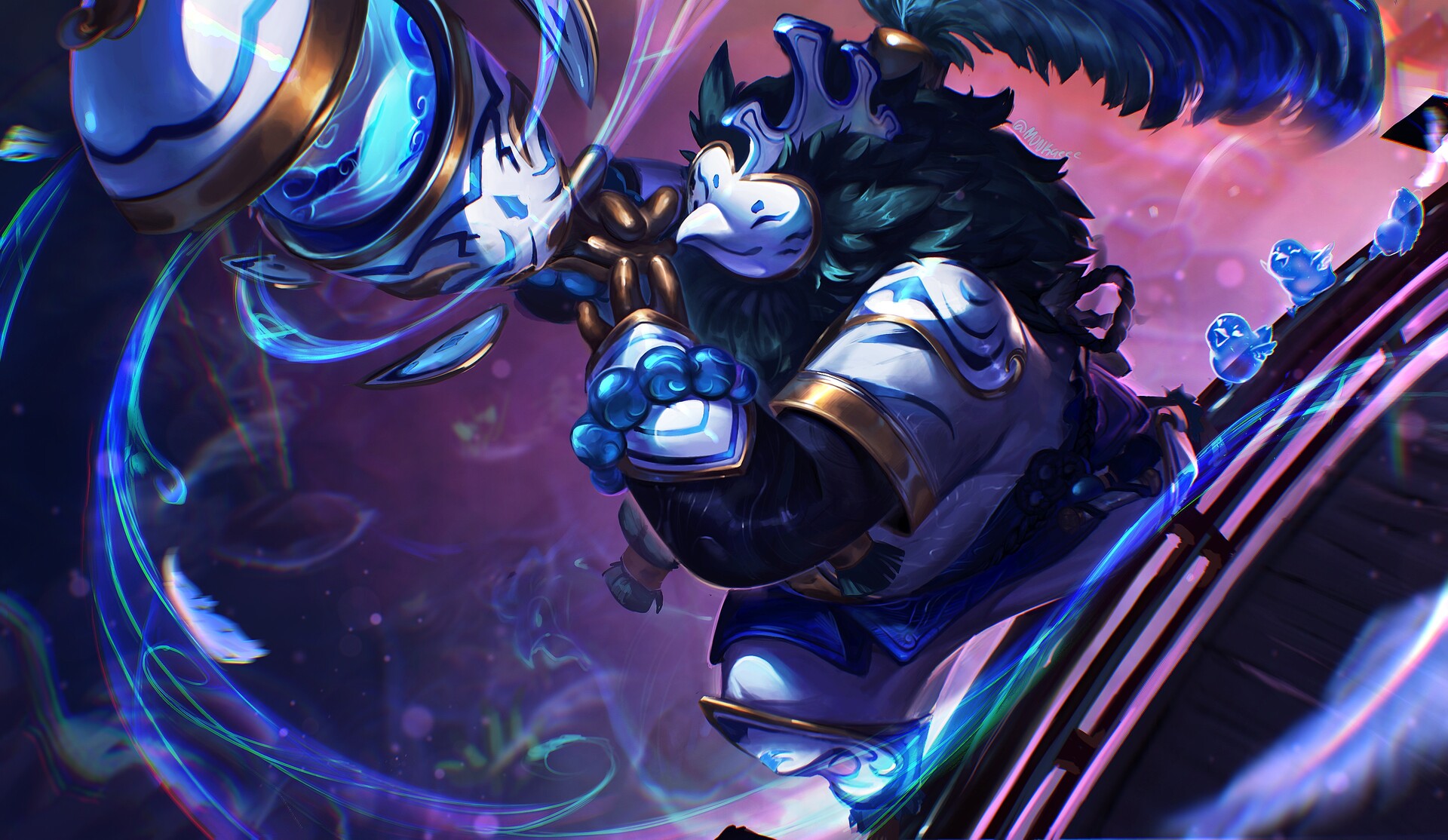 ArtStation - League of Legends Fan splash | Porcelain Bard|