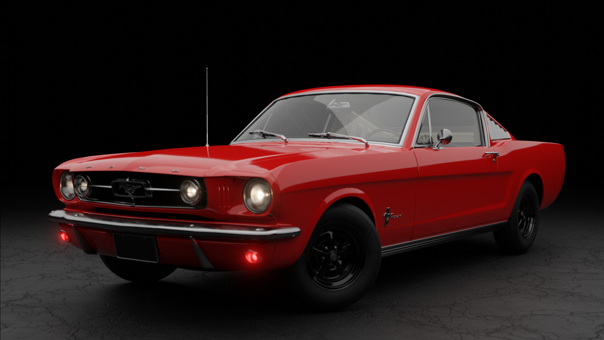 ArtStation - Ford Mustang