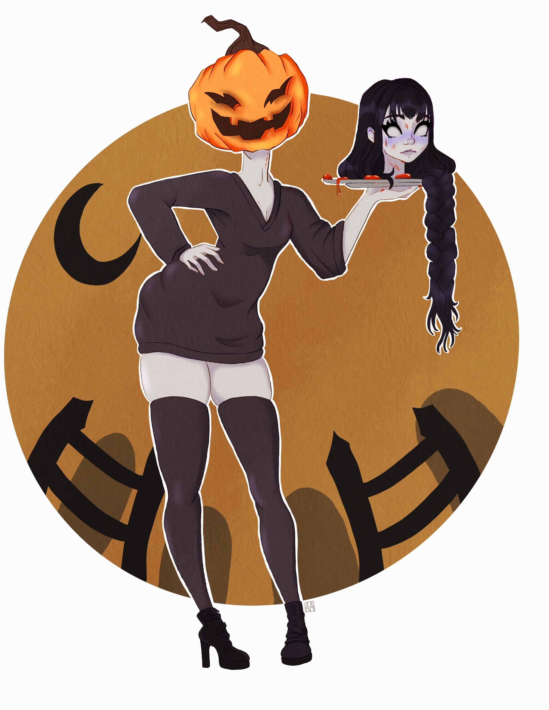 ArtStation - Pumpkin head