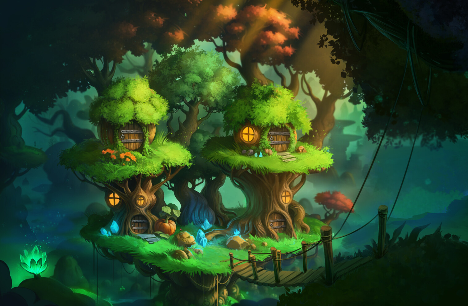 ArtStation - Magic forest