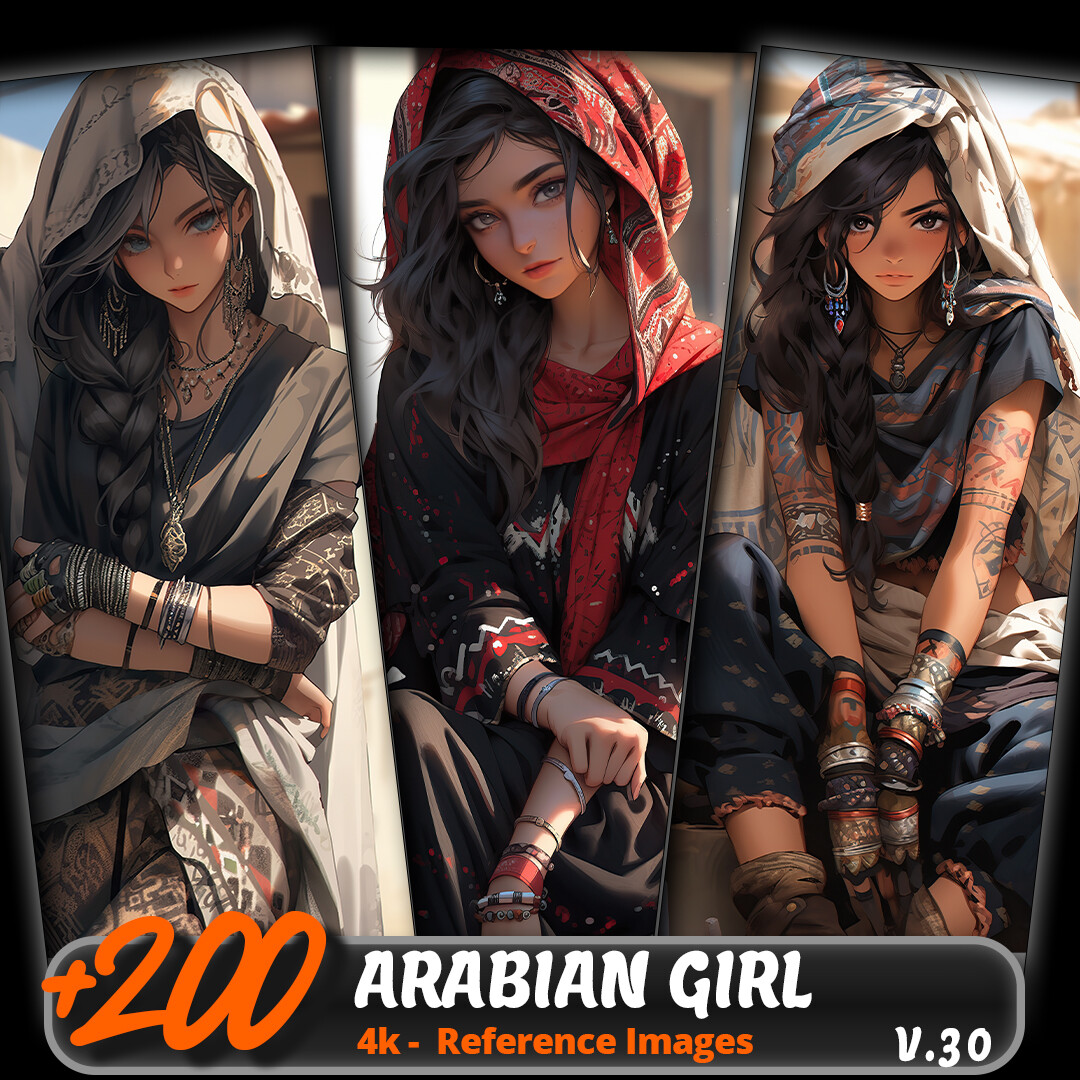 ArtStation - ARABIAN GIRL VOL. 30/ 4K/ Reference Image