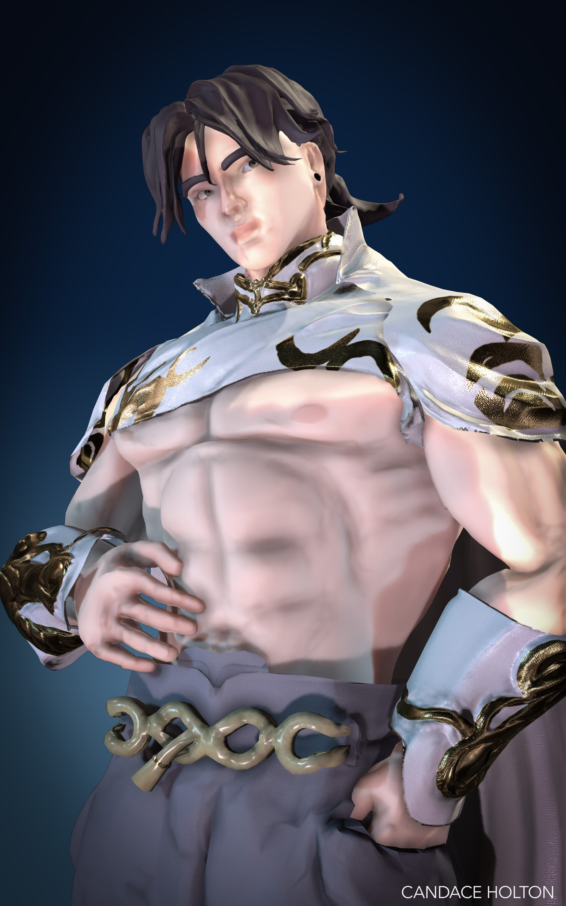 ArtStation - Overwatch inspired Male Character: Breakdown (CPL2)