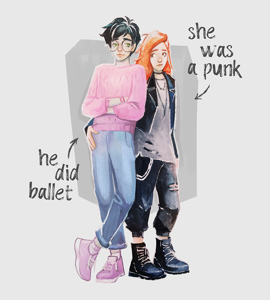ArtStation - She was a punk, he did ballet