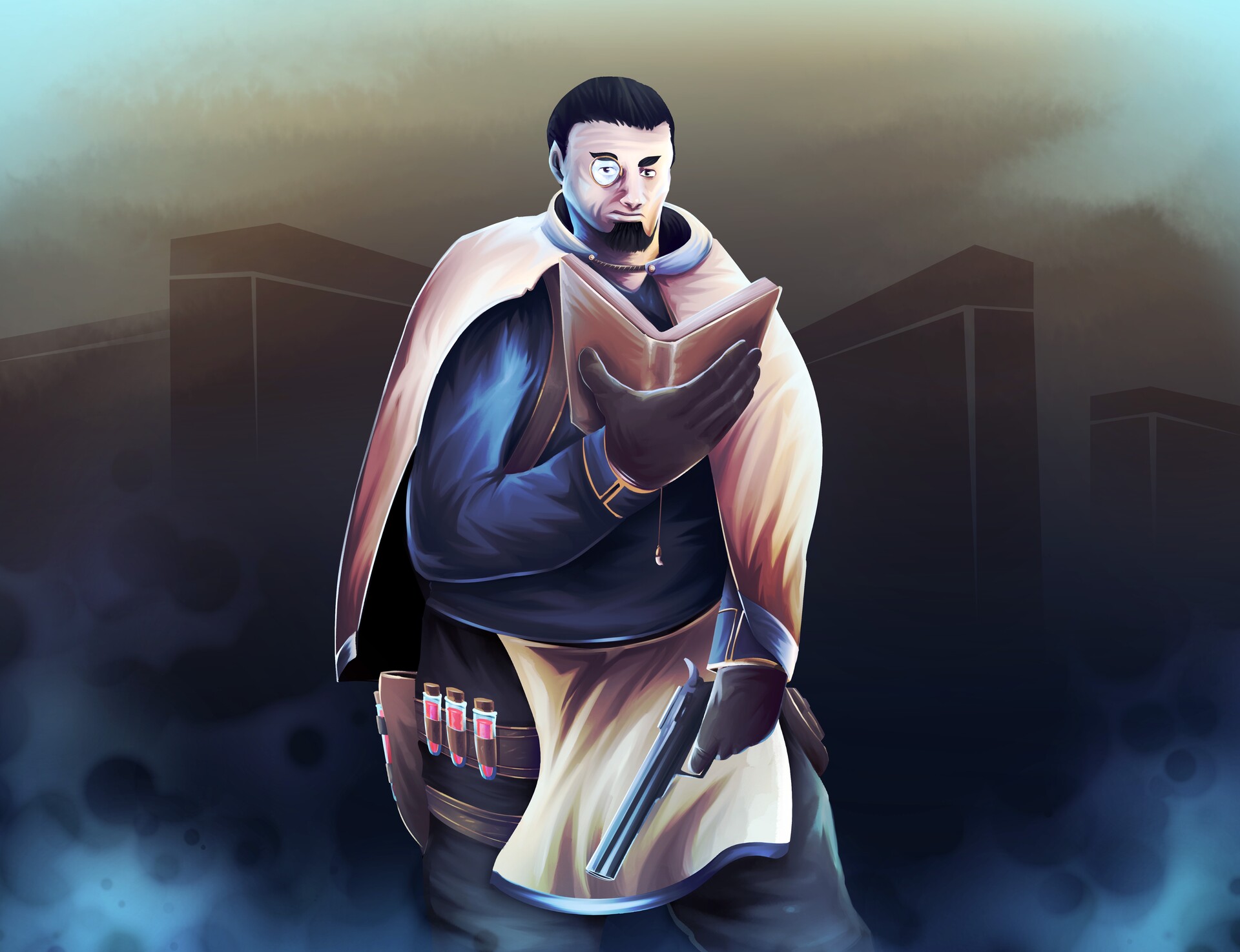 ArtStation - Spirit detective