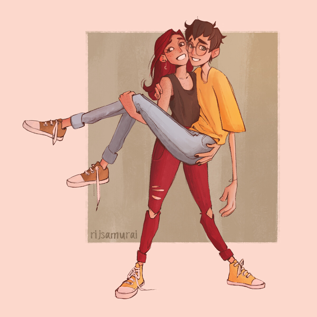 Ginny Weasley And Harry Potter Fan Art Harry X Ginny Scout Mochi