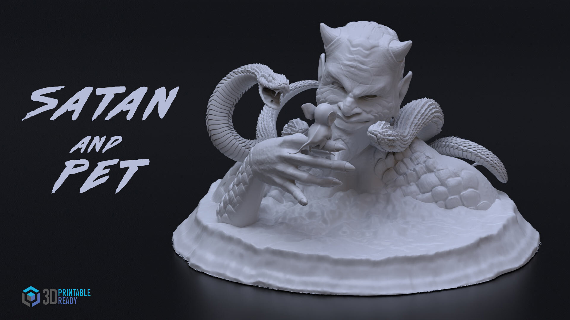 ArtStation - Satan & Pet | 3D Print