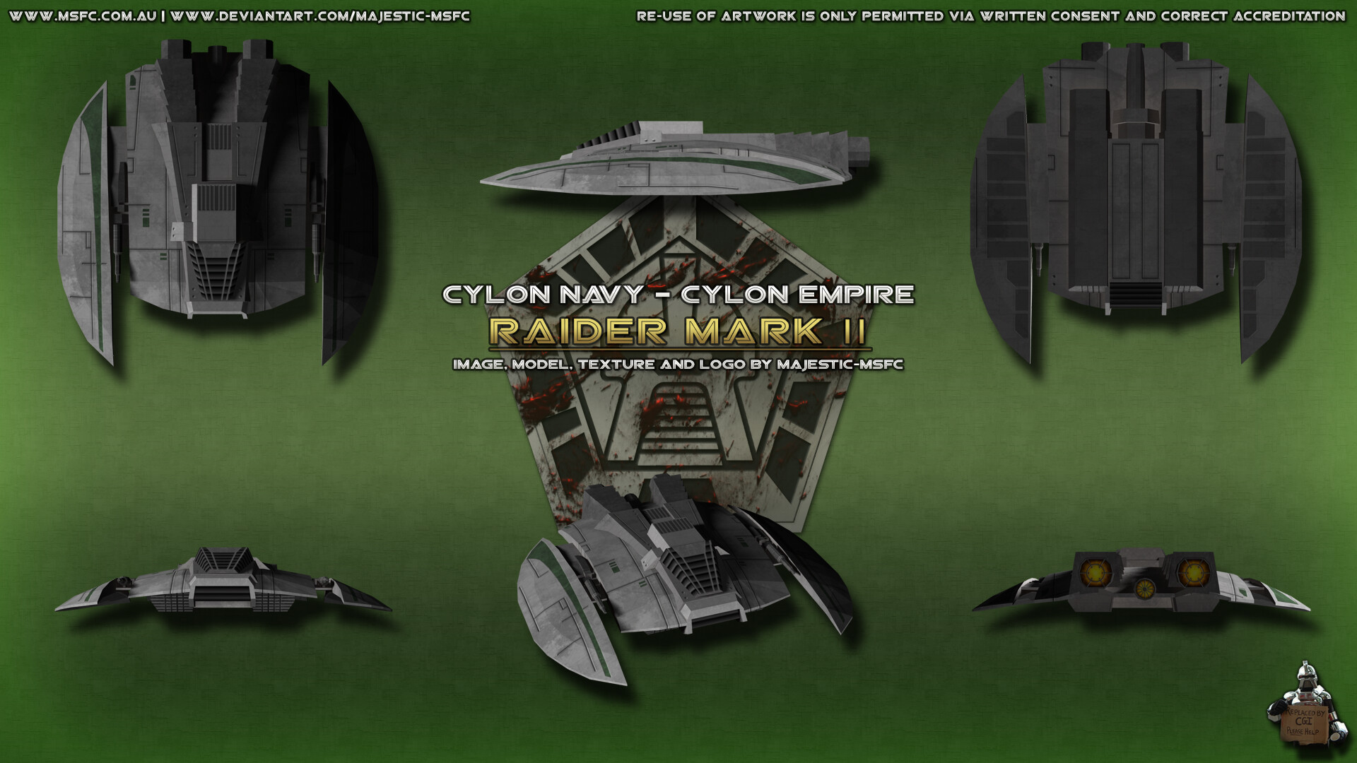 ArtStation - Cylon Raider Mk 2