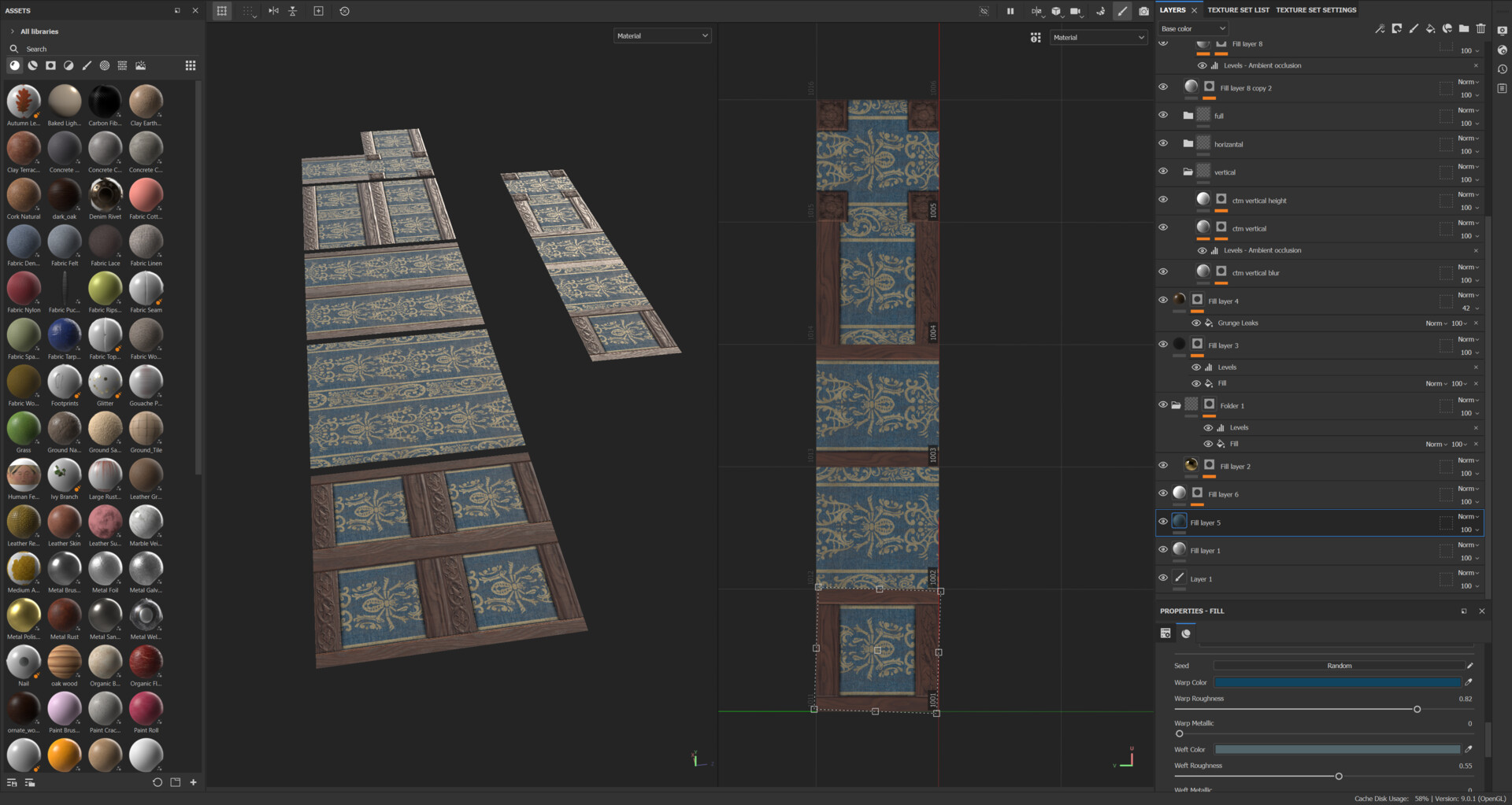 Sean Gause - Victorian Wallpaper & Woodwork In Minecraft