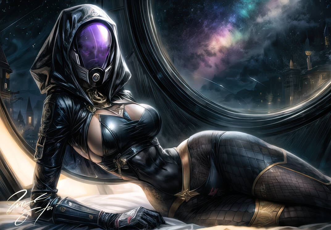 ArtStation - In the Shadow of the Fleet: Tali's Beauty by Jade Gretz