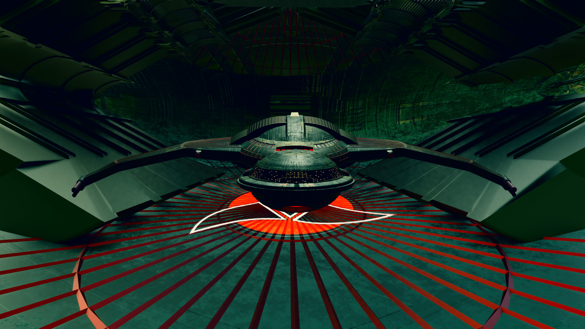 ArtStation - Klingon Docking Bay.