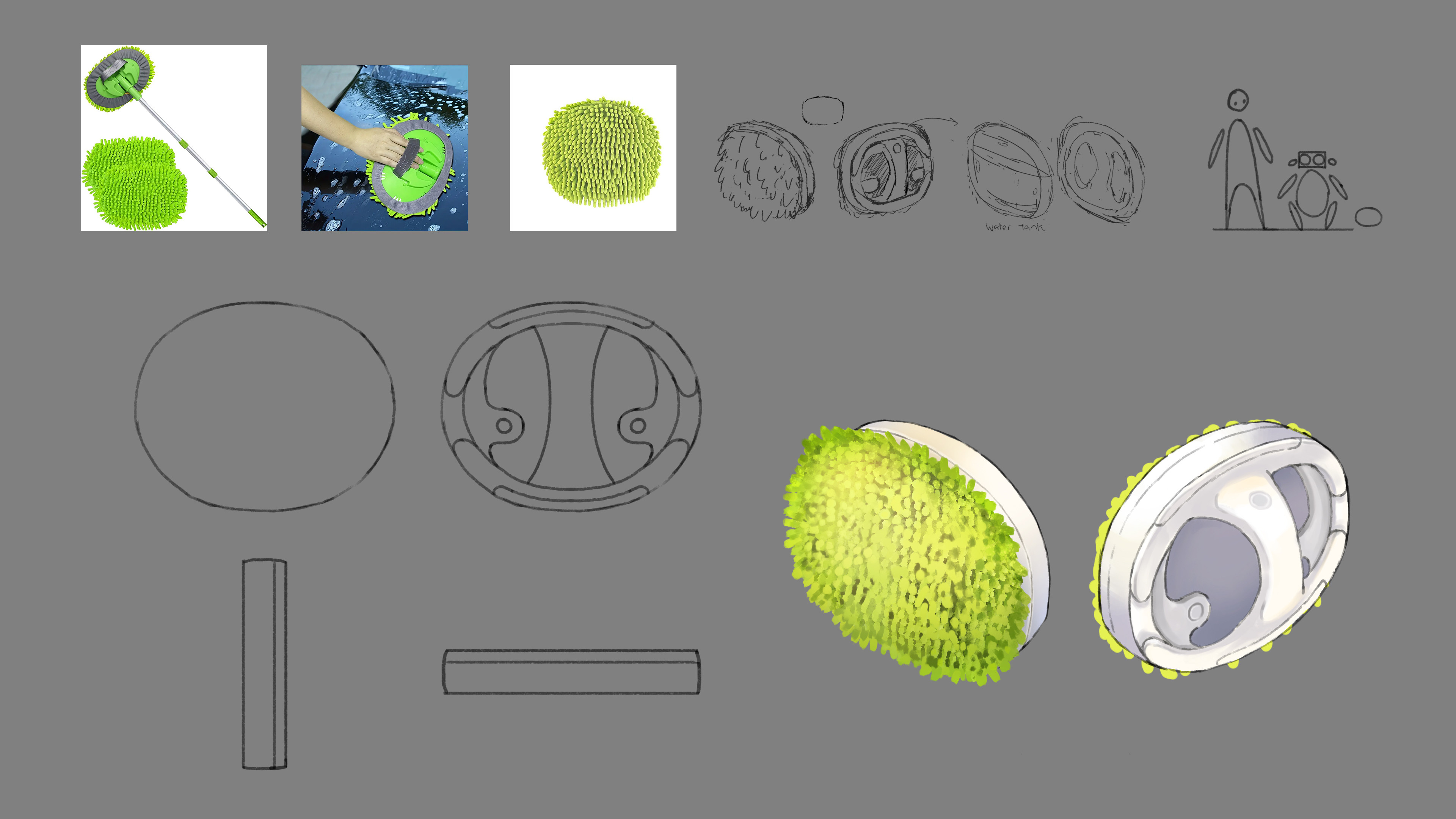 Jason Lin - ALONE: cleaning scrub design