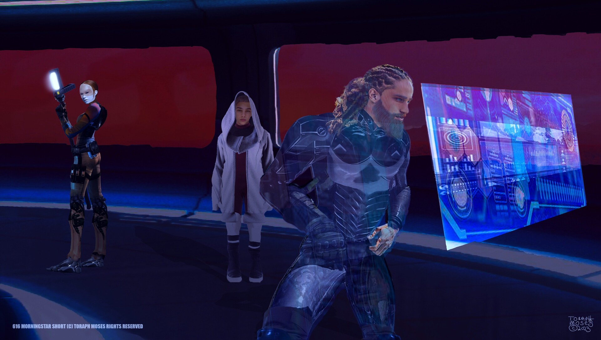 ArtStation - 616 MORNINGSTAR Cosmic Horror I Motion Storyboard ...