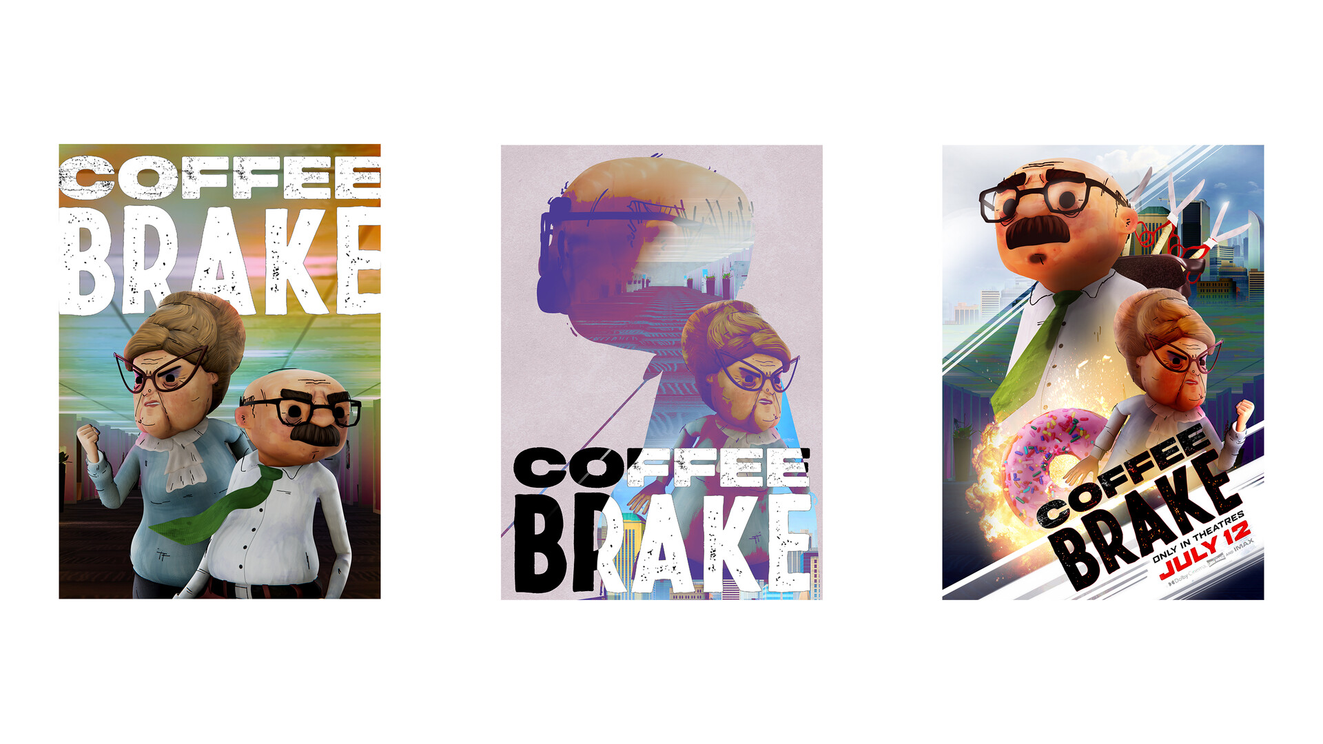 Jason Lin - COFFEE BRAKE: Poster and title designs