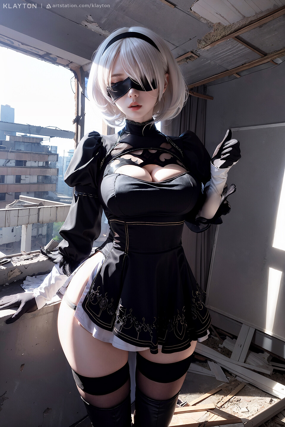 ArtStation - 2B (Nier Automata)