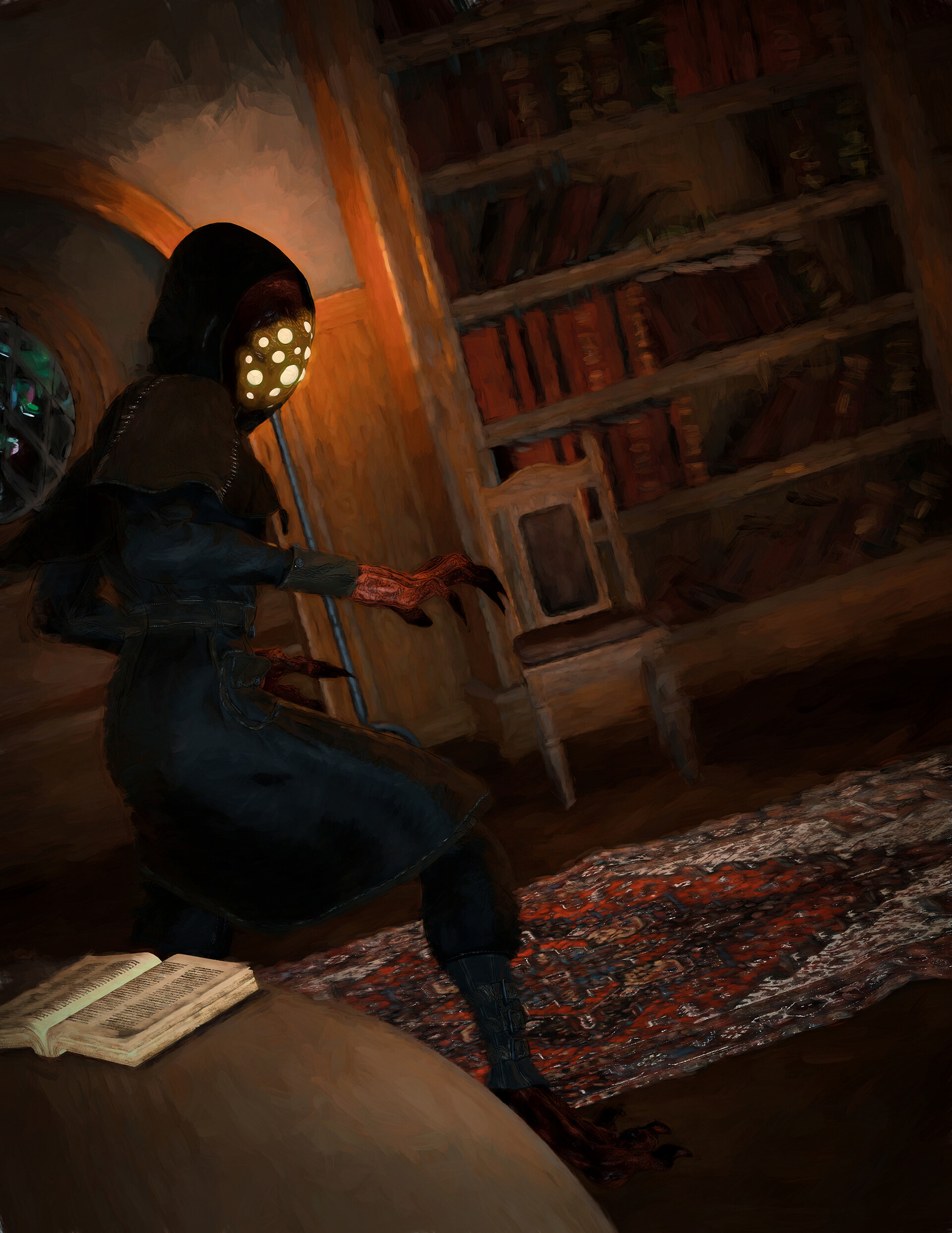 ArtStation - Creep in the Library