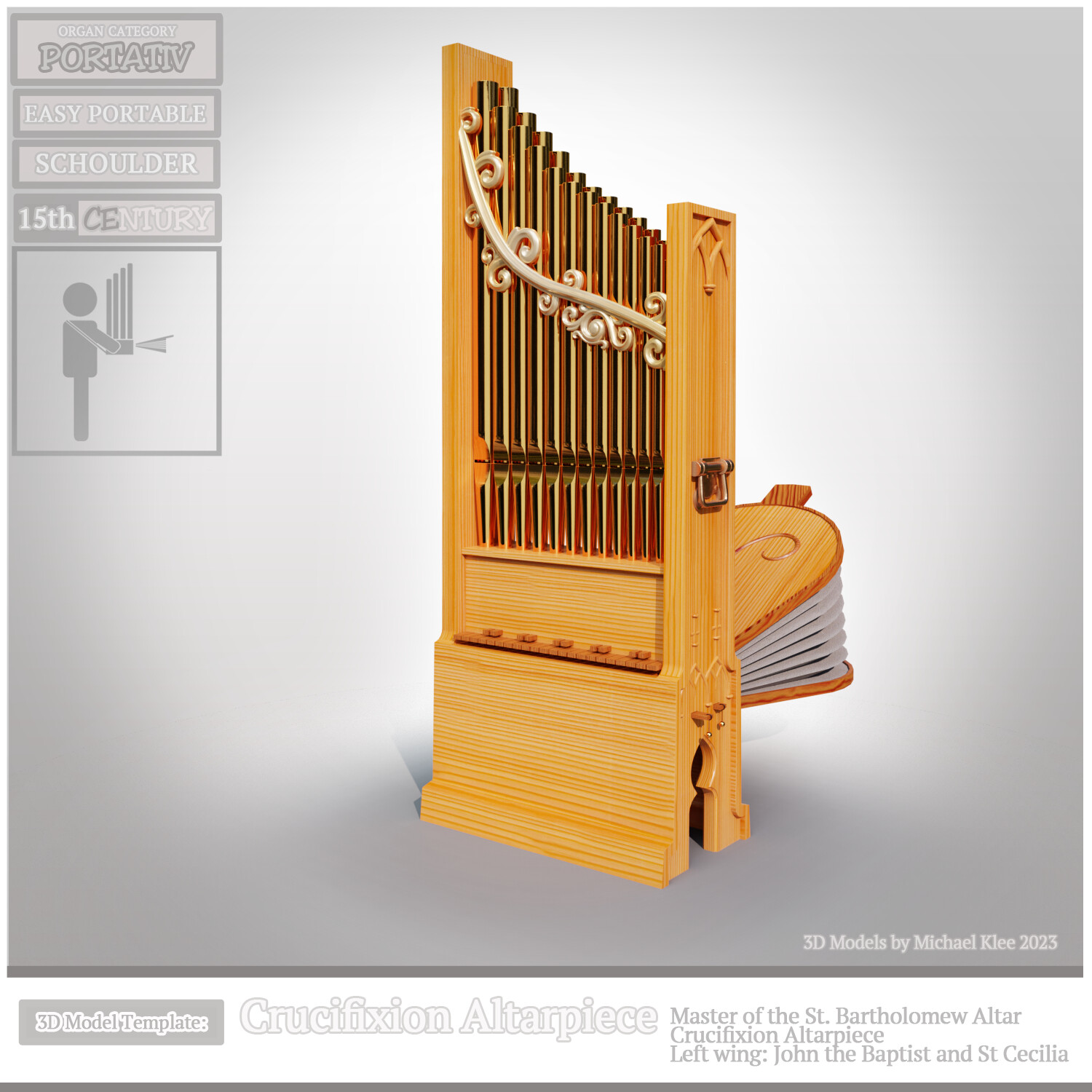 Michael Klee - Organ History - Saint Cecilia Portativ Organs