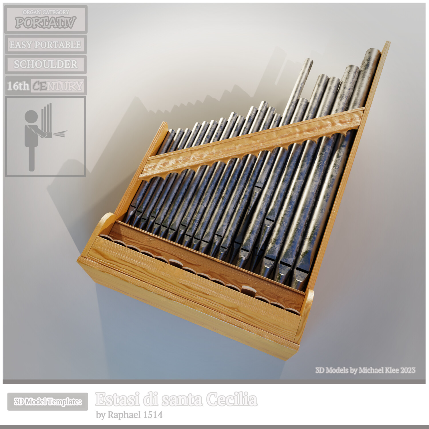 Michael Klee - Organ History - Saint Cecilia Portativ Organs