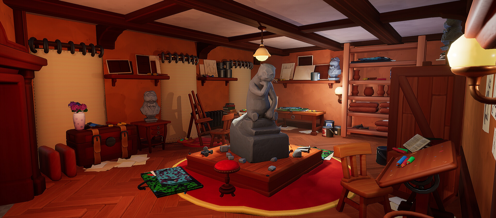 Solenn Ripoteau - Lootters (Game project WIP environments)